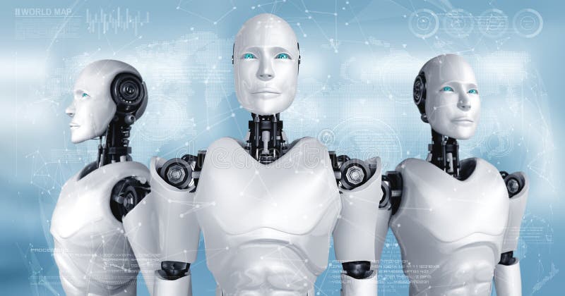 Robot Leader Team Stock Illustrations – 389 Robot Leader Team Stock ...