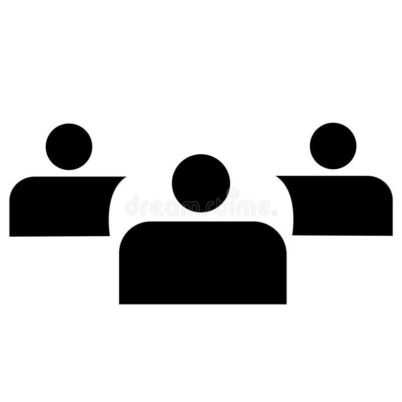 Team icon - people group. stock vector. Illustration of icon - 108289847