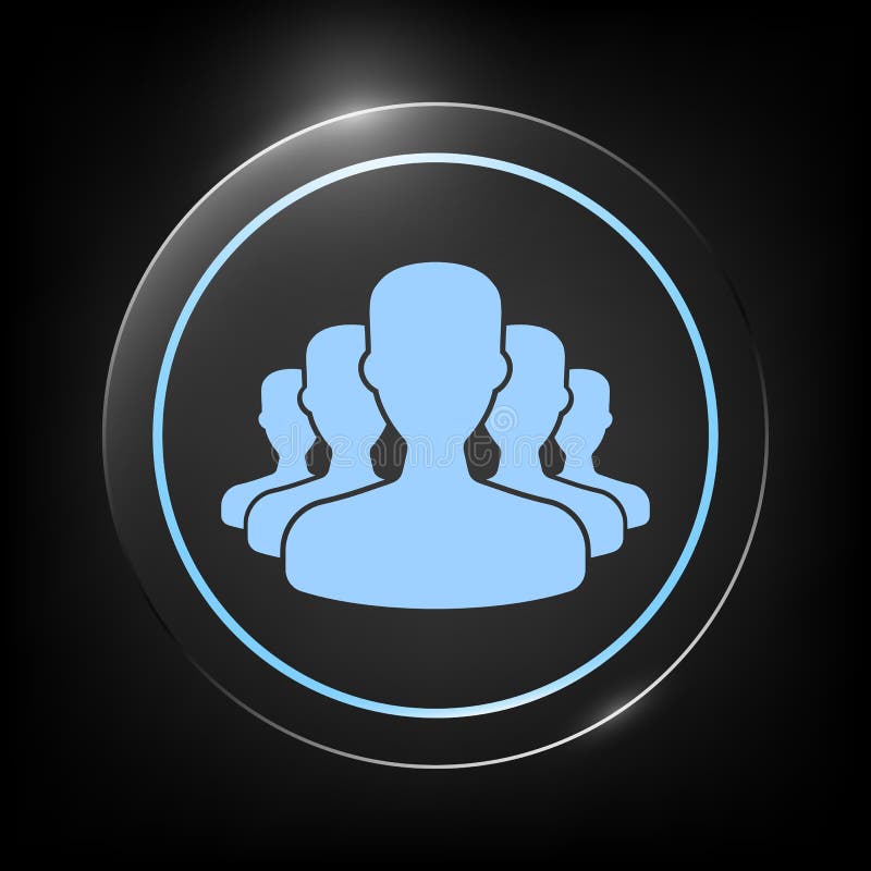 Team, icon symbol stock vector. Illustration of figure - 116683490