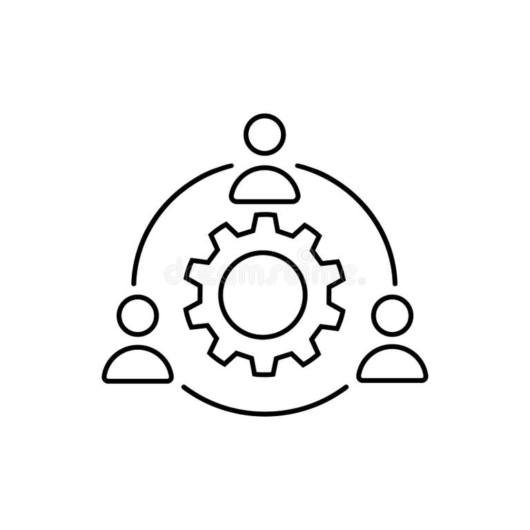 Team Icon Vector. Developer Illustration Sign. Programmer Symbol ...