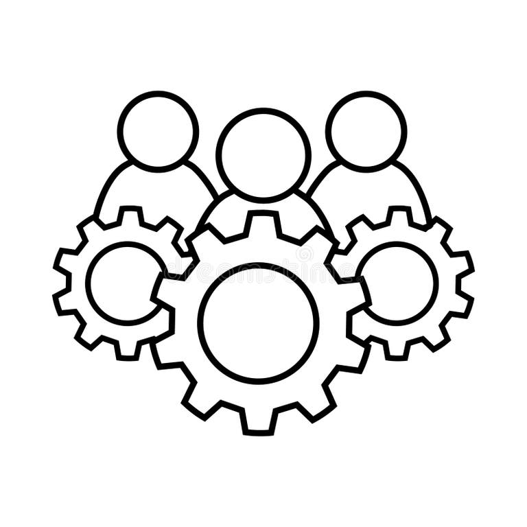 Team Icon Vector. Developer Illustration Sign. Programmer Symbol ...