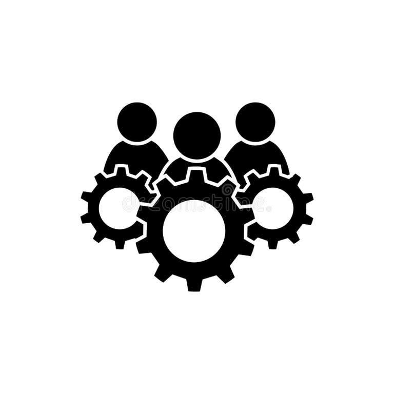 Team Icon Vector. Developer Illustration Sign. Programmer Symbol ...