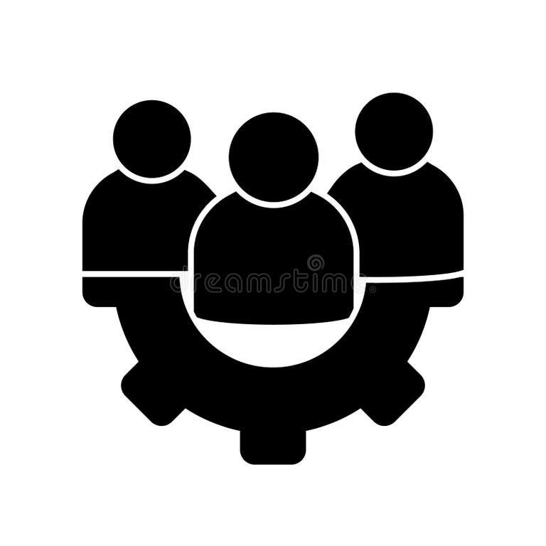 Team Icon Vector. Developer Illustration Sign. Programmer Symbol ...