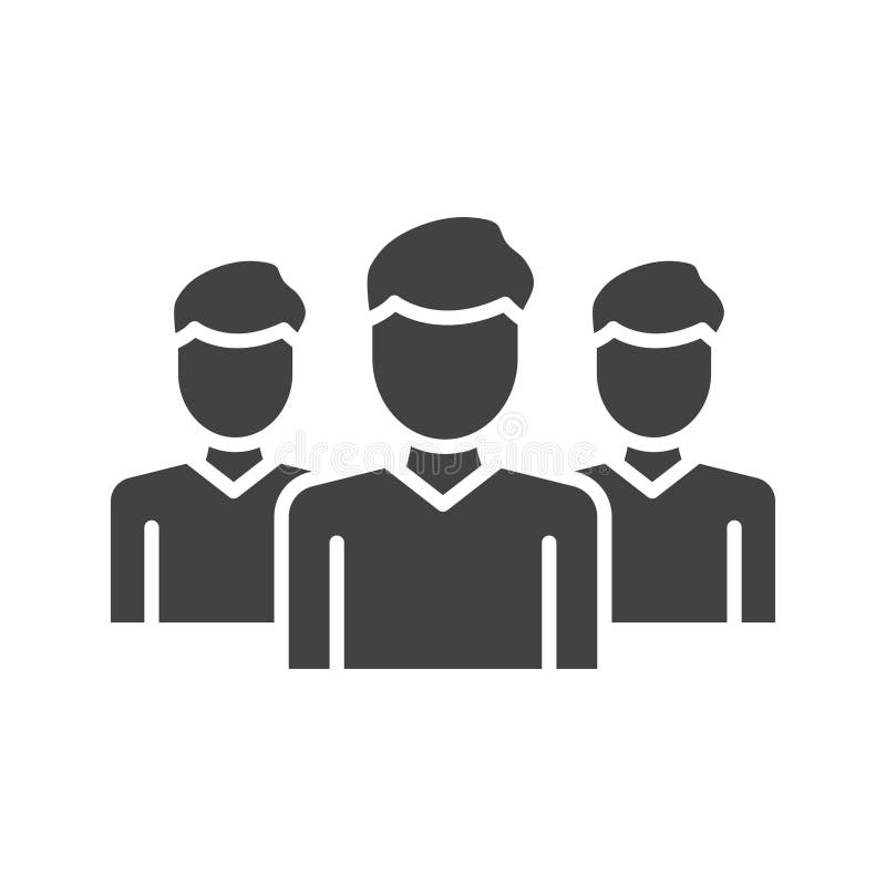 Team icon vector image. stock vector. Illustration of partnership ...