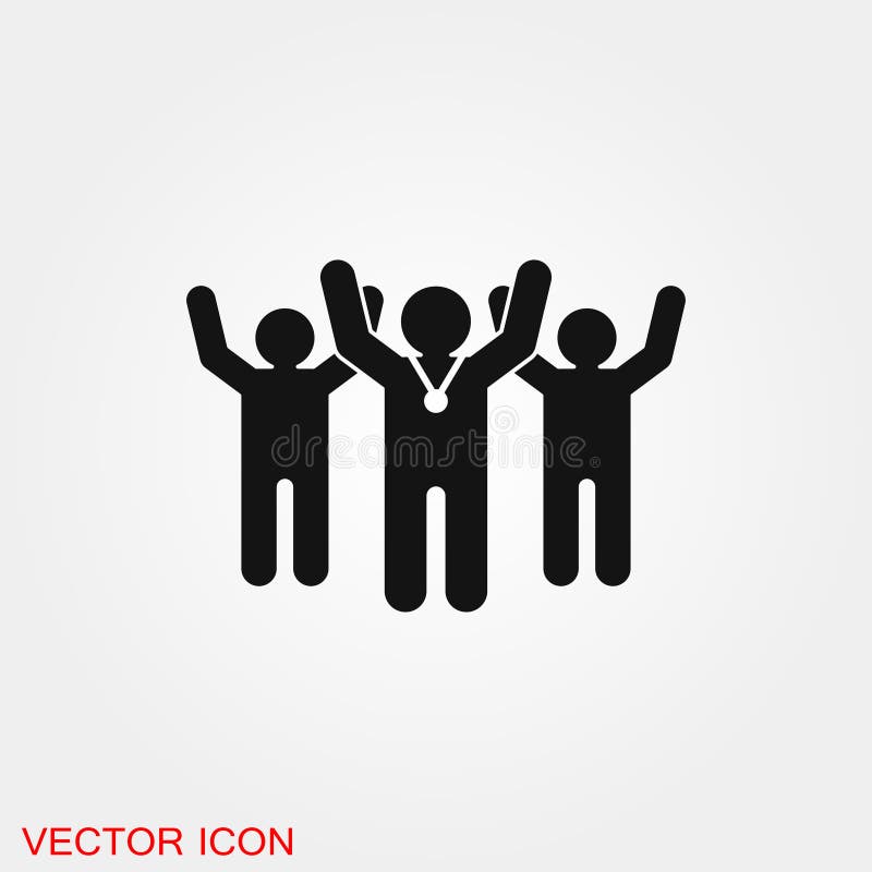 Team Icon Vector Sign Symbol for Design Stock Illustration ...