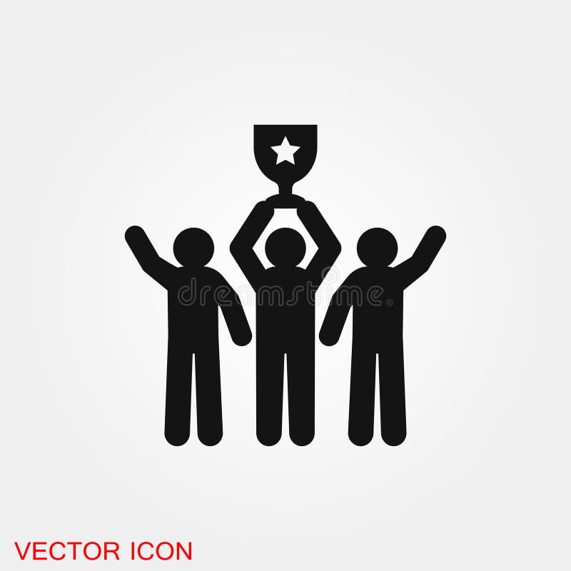 Team Icon Vector Sign Symbol for Design Stock Illustration ...