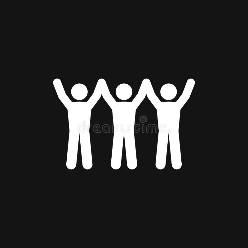 Team Icon Vector Sign Symbol for Design Stock Illustration ...