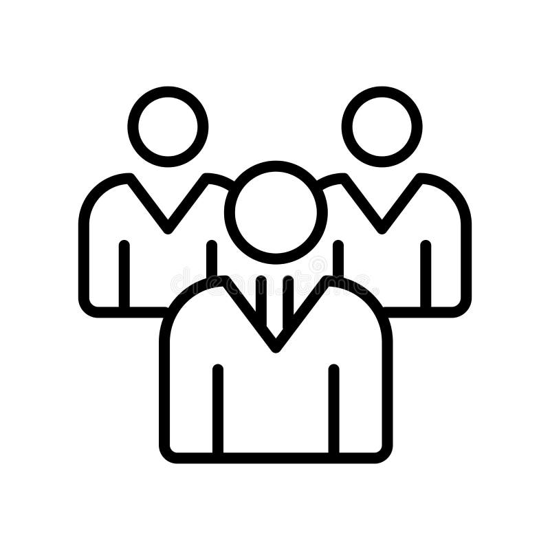 Team Icon Vector Sign and Symbol Isolated on White Background, T Stock ...