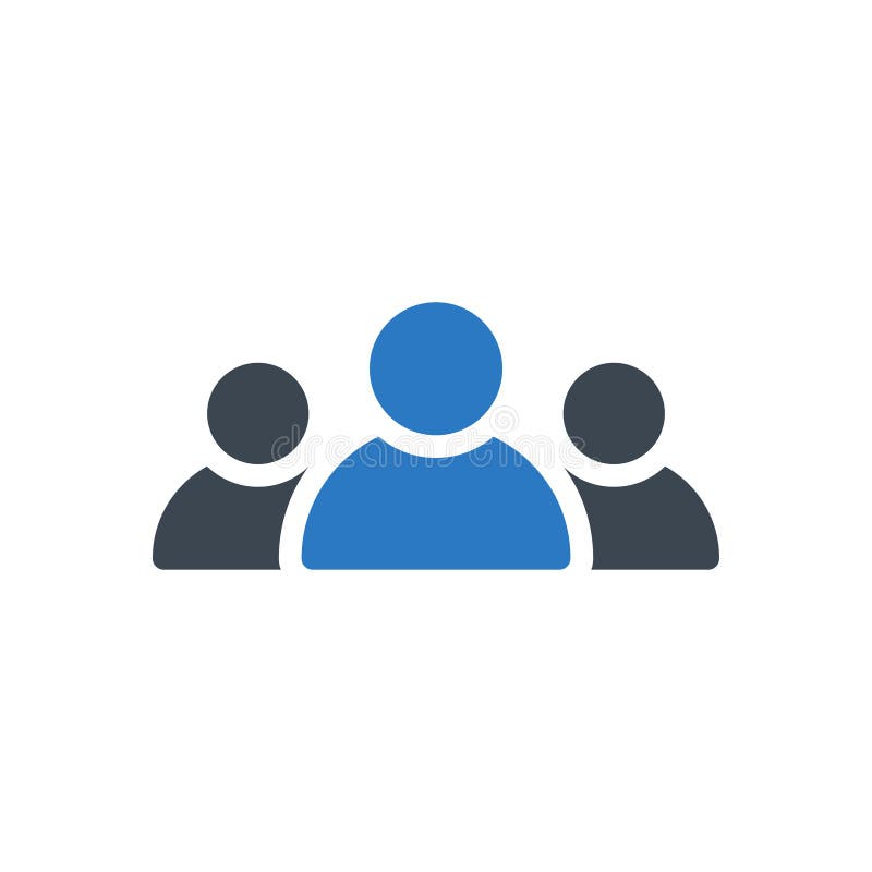 Team Vector Glyph Color Icon Stock Vector - Illustration of business ...