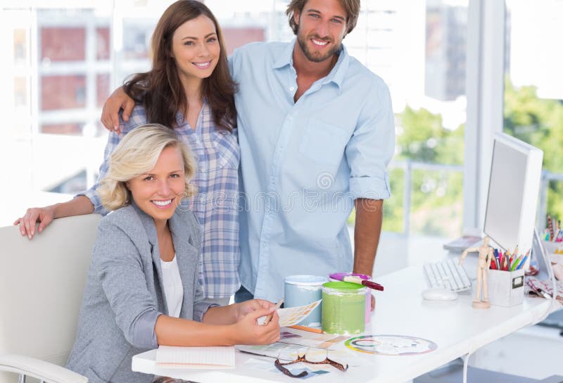 Team of interior designer stock image. Image of friendly - 31099155