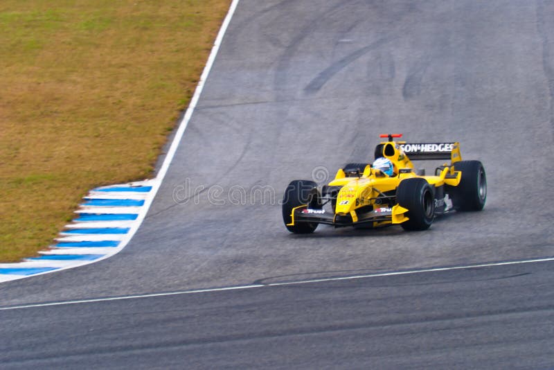 Team Jordan F1, Robert Doornbos , 2004 Editorial Photo - Image of fast ...