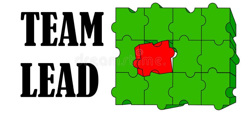 Team lead of team stock illustration. Illustration of cartoon - 184570803