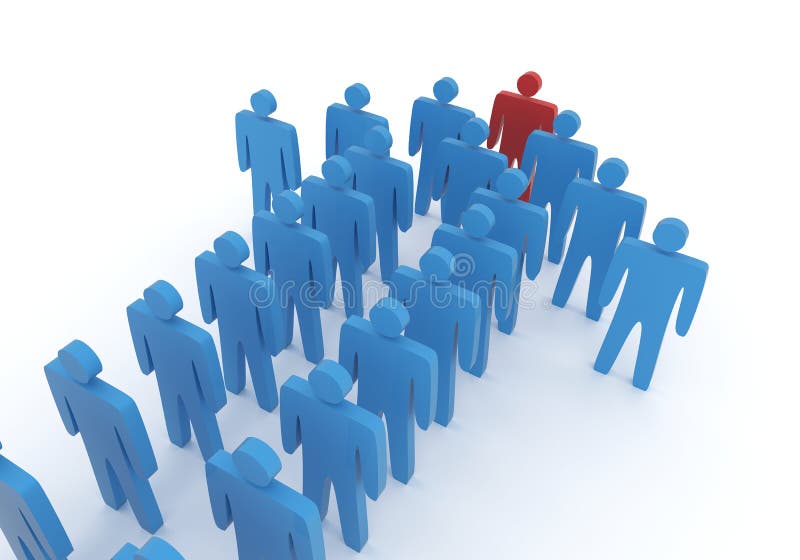 Team leader stock illustration. Illustration of problem - 19651598