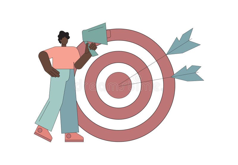 Team Leader. Leader Position. Setting or Searching for a Goal Stock ...