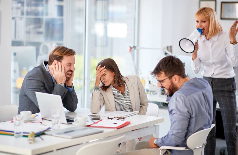Team Leader with Creative Team at Work Stock Photo - Image of loud ...