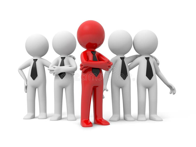 Team and leadership stock illustration. Illustration of manager - 78617624