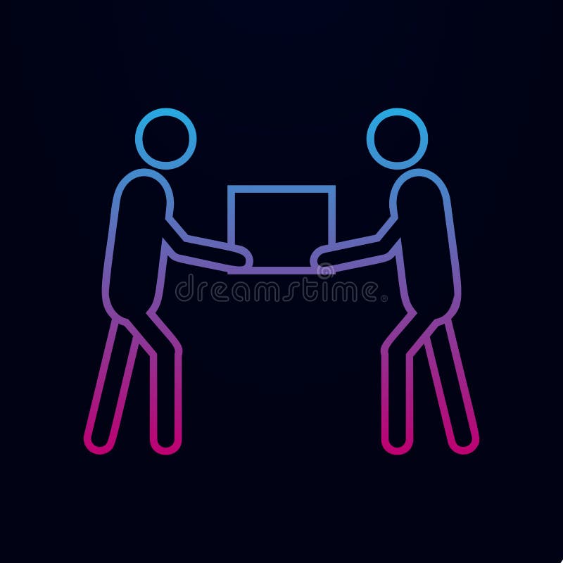 Team Lifting Arrow Over Walls Of Maze Stock Illustration - Illustration ...