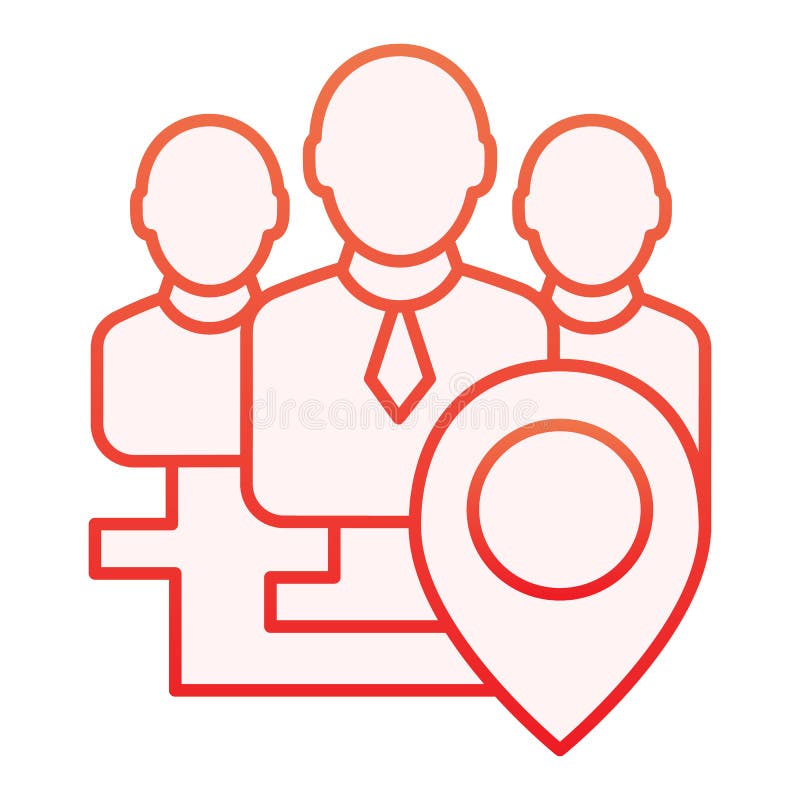 Team and location pin stock vector. Illustration of team - 173318550