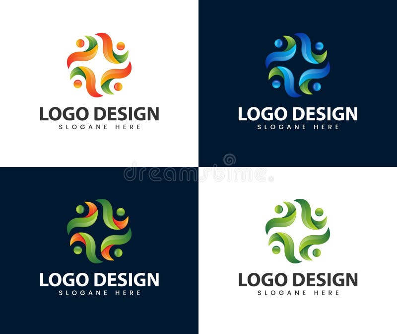 Four Friends Logo Graphic Stock Illustrations – 69 Four Friends Logo ...