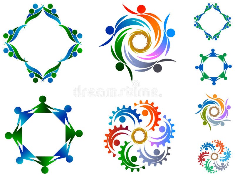 Unity logo stock vector. Illustration of emblem, businessman - 17321020