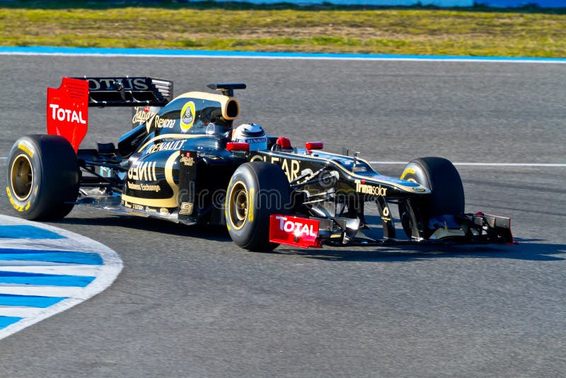 Team Lotus Renault F1, Kimi Raikkonen, 2012 Editorial Stock Photo ...