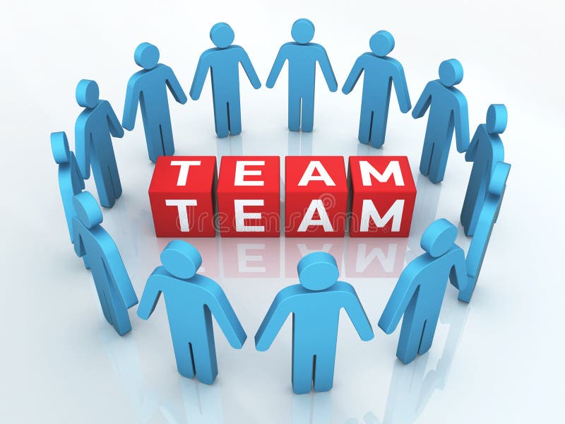 Team Management stock illustration. Illustration of colored - 39491133