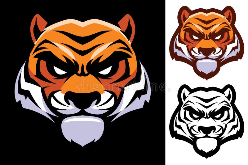 Determined Tiger Stock Illustrations – 27 Determined Tiger Stock ...