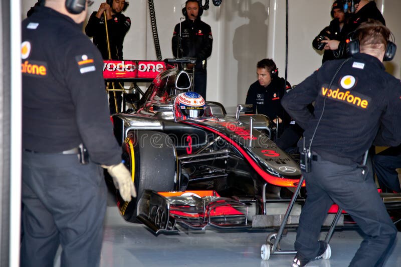 Team McLaren F1, Jenson Button, 2012, 2012 Editorial Image - Image of ...