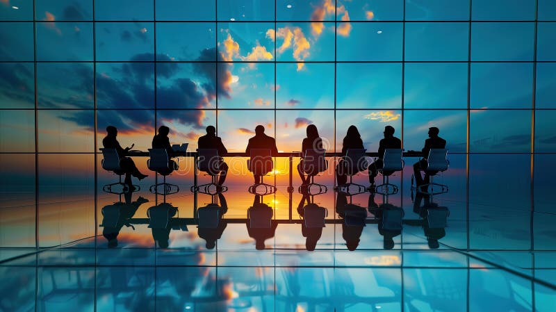 Team Meeting Around Conference Table Stock Photo - Image of workplace ...