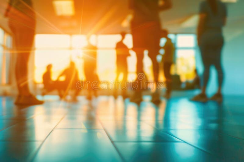 Team Meeting in Bright Light Stock Image - Image of bright ...