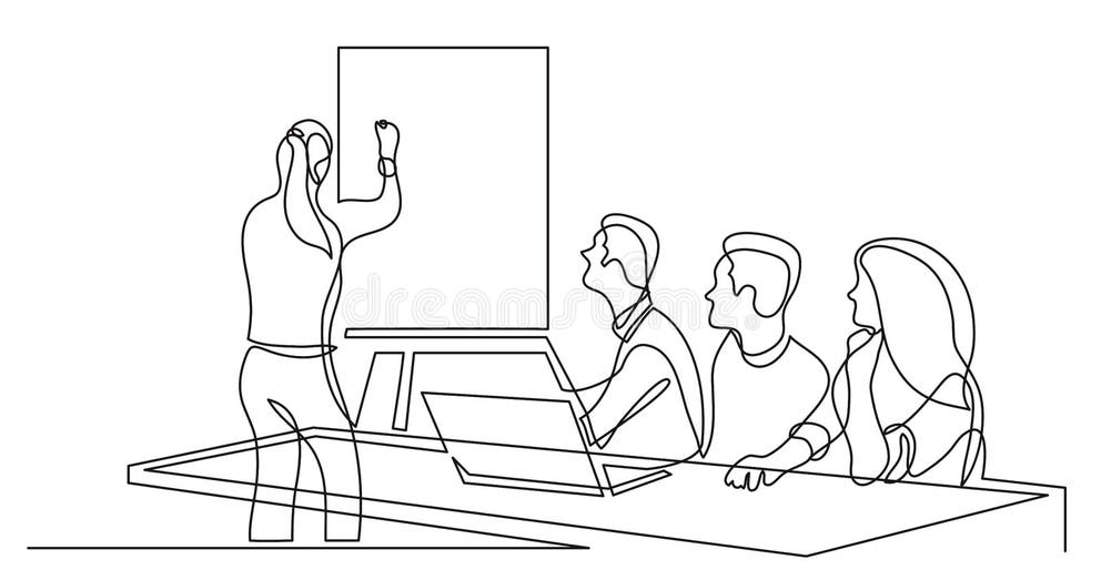 Line Drawing Leadership Stock Illustrations – 10,855 Line Drawing ...