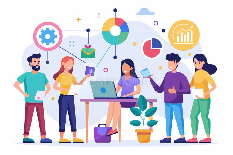 Internal Teamwork Stock Illustrations – 735 Internal Teamwork Stock Illustrations, Vectors ...