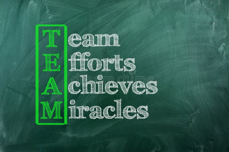 Acronym of TEAM stock photo. Image of note, idea, explaining - 25166536