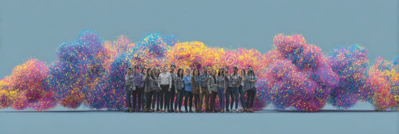 Team Names Creatively Formed in Digital Confetti Cloud during ...