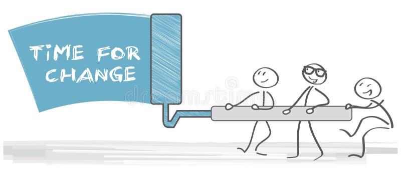 Time for Change stock illustration. Illustration of crisis - 35539293
