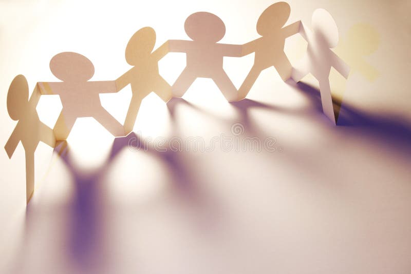 Paper Doll Cut Outs stock photo. Image of orange, dolls - 5449874