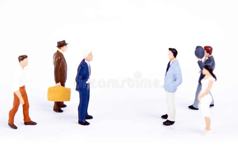 Business People stock photo. Image of finance, figurine - 130684