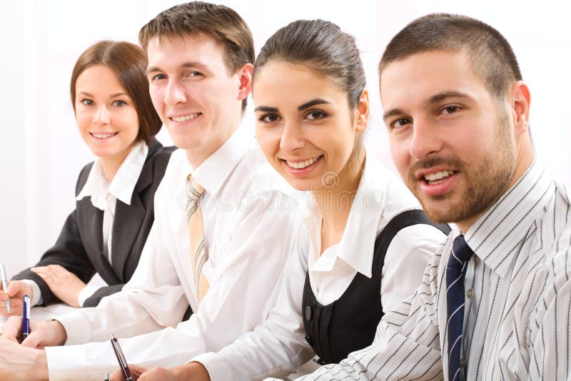 Team of people stock image. Image of businessman, briefing - 18817315