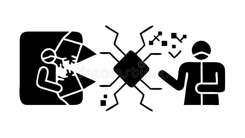 Giant Broken Computer Chip Stock Illustrations – 1 Giant Broken ...