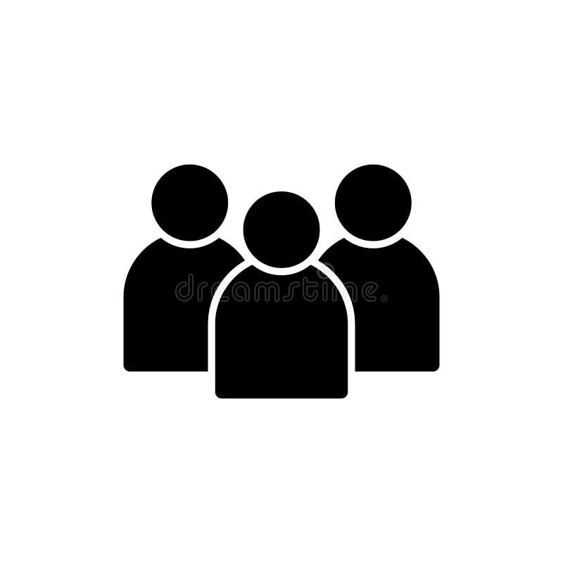 Team People Pictogram Groep Van Personen Vector EPS 10 Vector ...