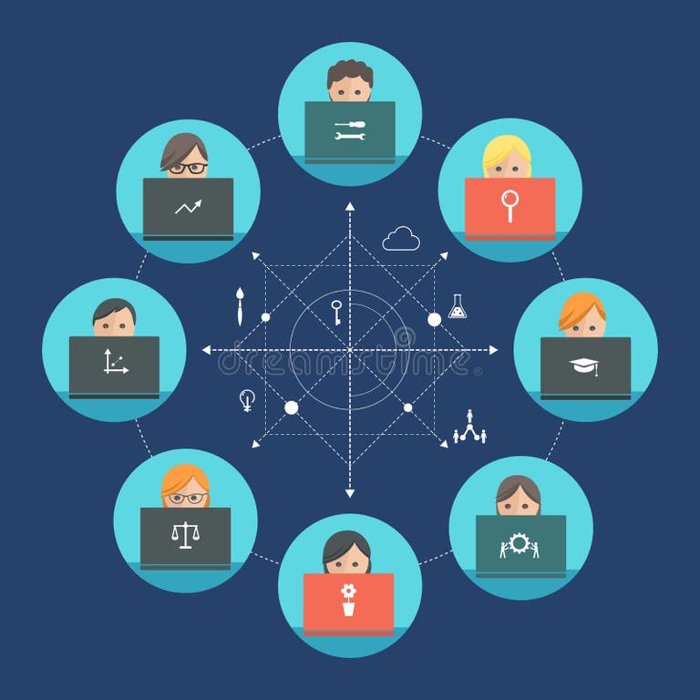 Roles Team Stock Illustrations – 480 Roles Team Stock Illustrations ...