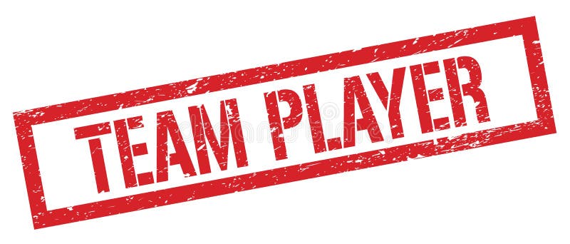 Team Player Rubber Stamp Stock Illustrations – 230 Team Player Rubber ...