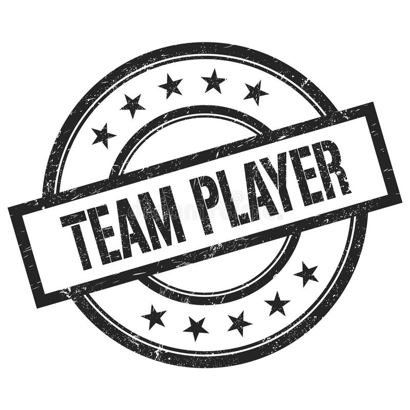 Team Player Rubber Stamp Stock Illustrations – 233 Team Player Rubber ...