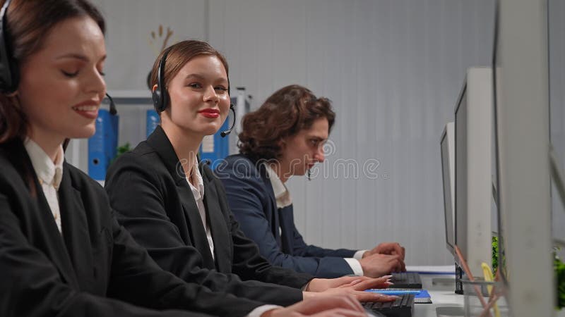 Professional Call Center Team Providing Excellent Customer Support ...