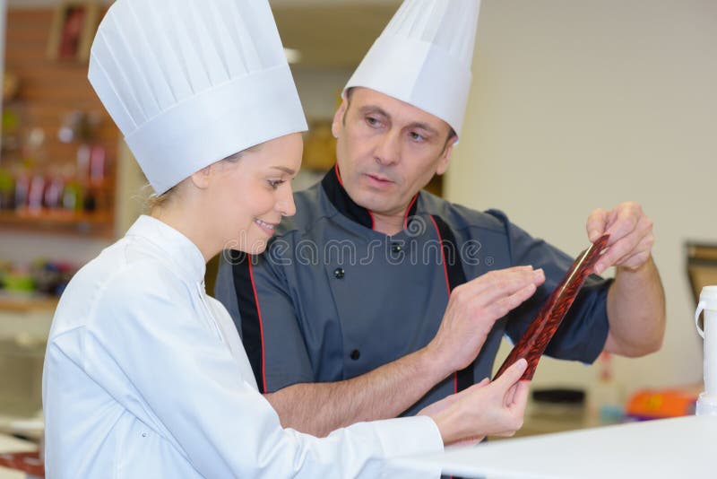 Team Professional Chef in Modern Restaurant Stock Photo - Image of ...