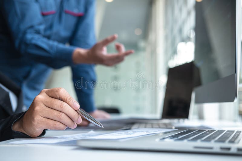 Team Of Professional Developer Programmer Cooperation Meeting And Brainstorming And Programming