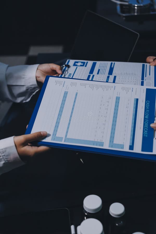 Team of Professional Doctors Having Meeting in Office Stock Image ...