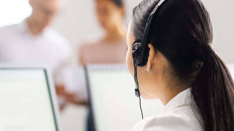 Team of Professional Support Staff Working in the Office. Colleagues in ...