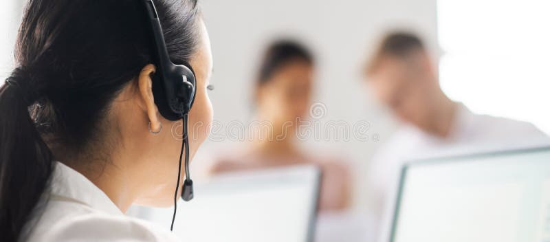 Team of Professional Support Staff Working in the Office. Colleagues in ...