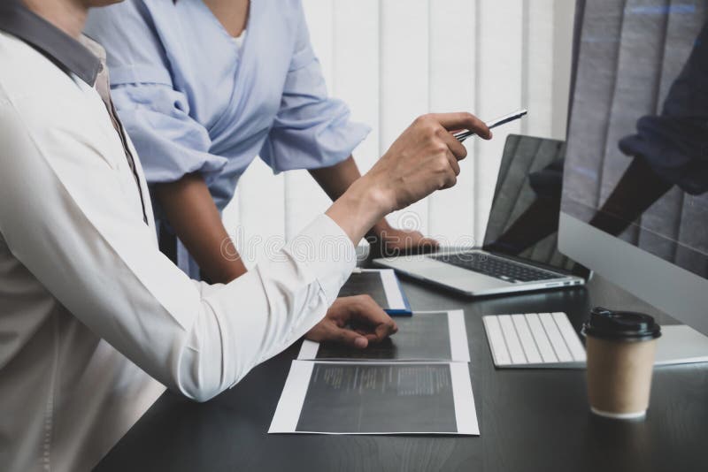 Team Of Programmers Working With Computer Programming Professional Development And Coding